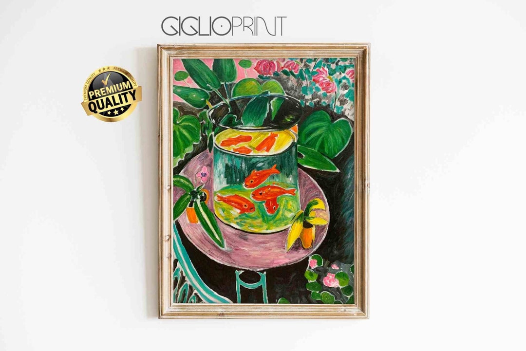 Henri MATISSE GOLDFISH Matisse Print Matisse Canvas Painting Matisse ...