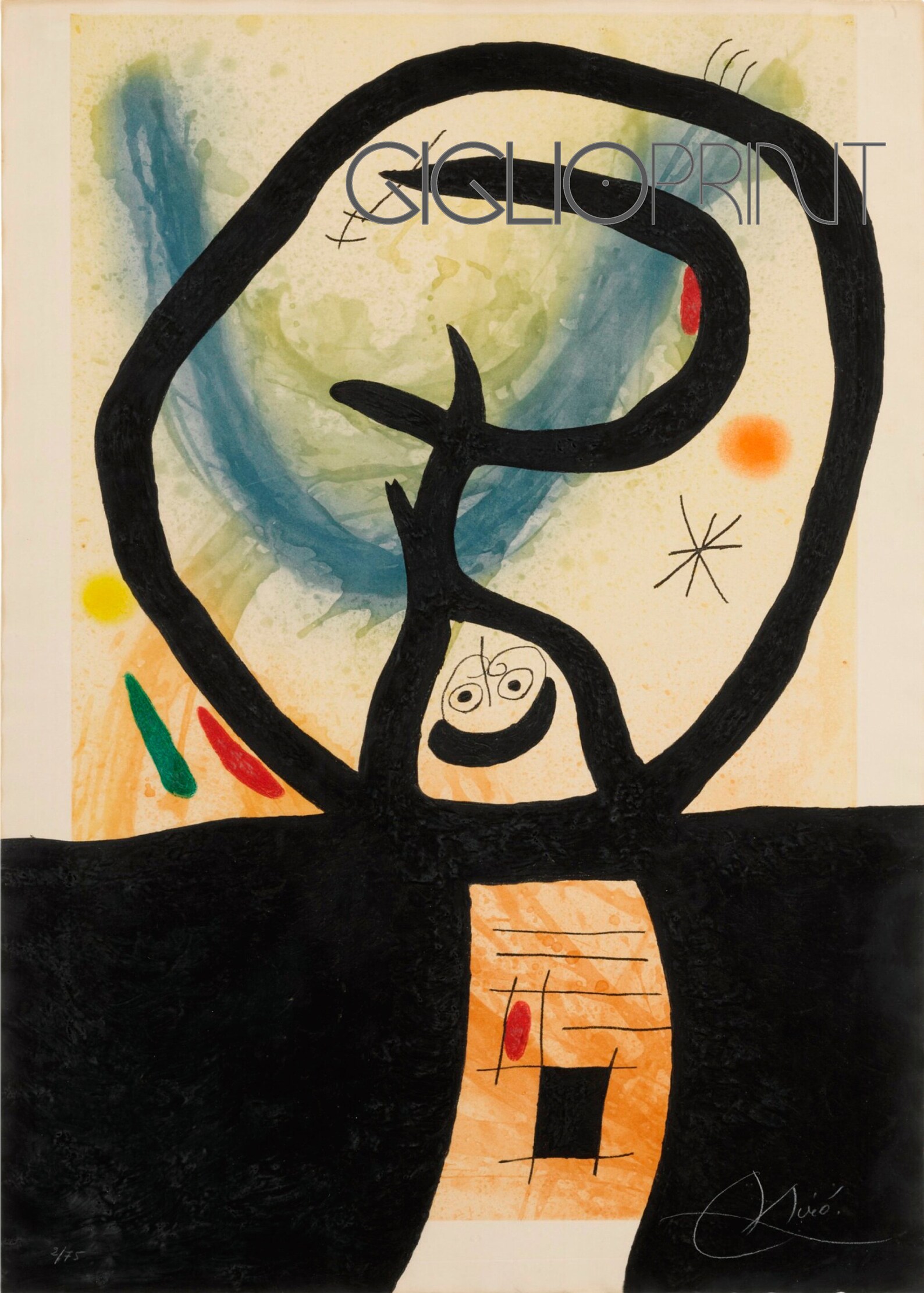 Joan MIRO La FRONDE Miro Print Signed MIRO Canvas Miro Poster - Etsy