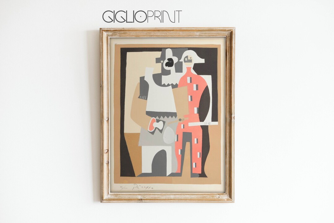 Pablo Picasso PIERROT Picasso Exhibition Poster Picasso Signed Picasso ...