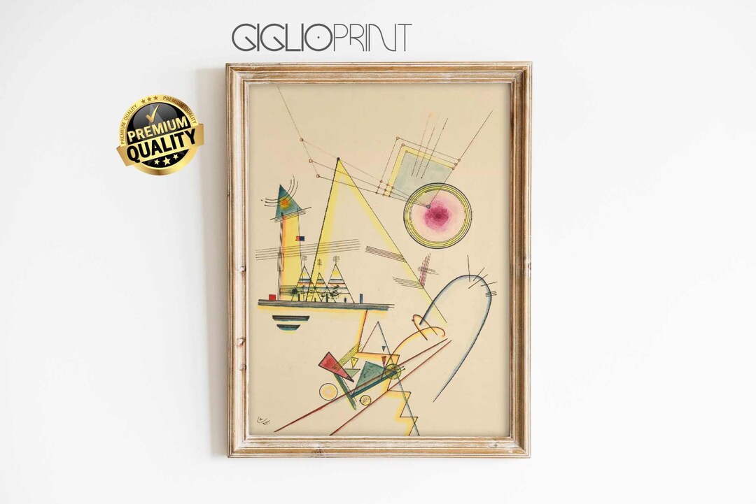KANDINSKY Painting SOUL Kandinsky Canvas Print Signed Kandinsky Poster ...