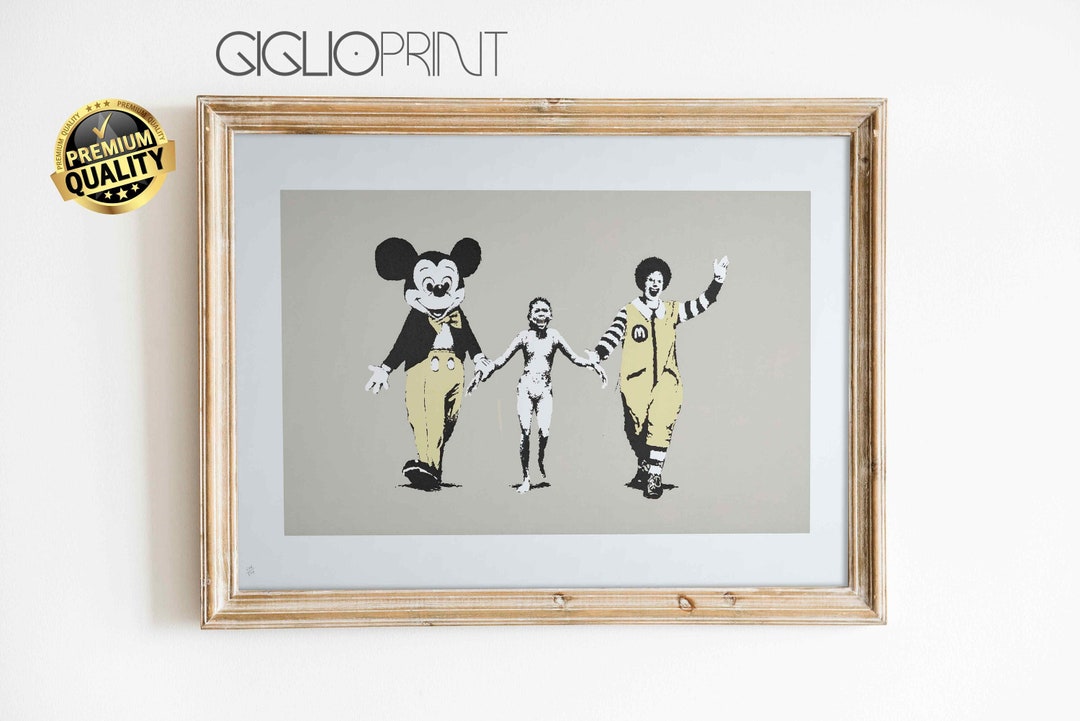Banksy, NAPALM GIRL Banksy Posters Banksy Painting Banksy Canvas Art ...