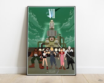 Final Fantasy VII Remake 2020 Video Game Poster Art - Etsy