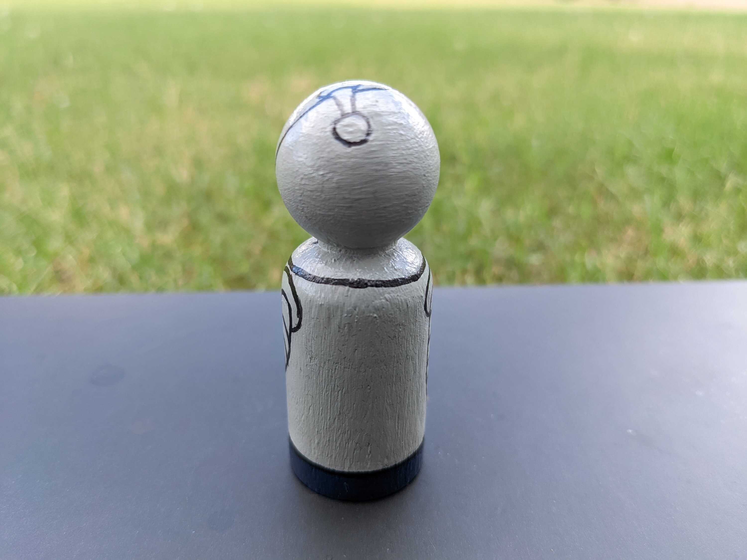 Bender Bending Rodríguez Hand Painted Peg Doll From Futurama - Etsy