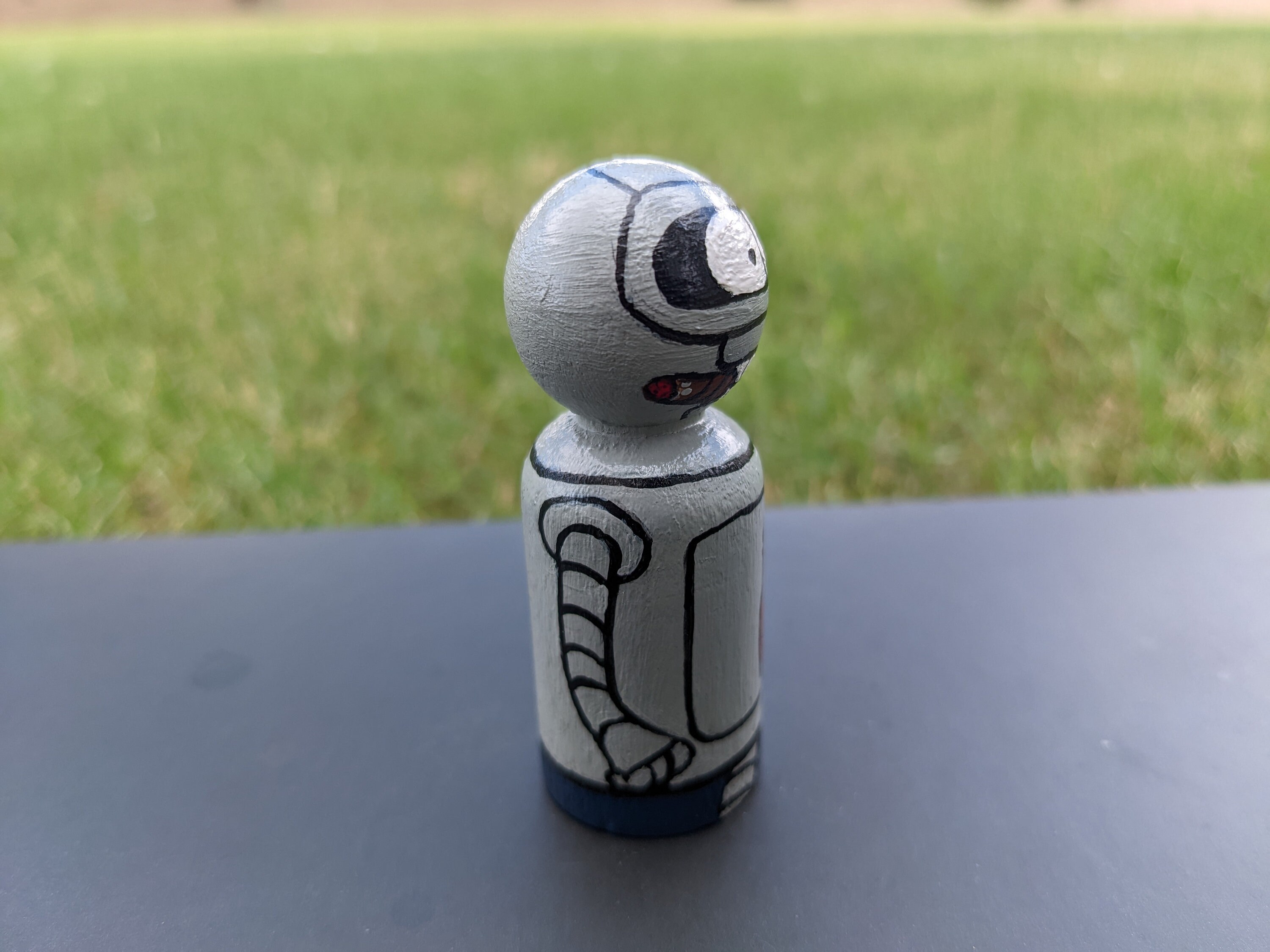Bender Bending Rodríguez Hand Painted Peg Doll From Futurama - Etsy