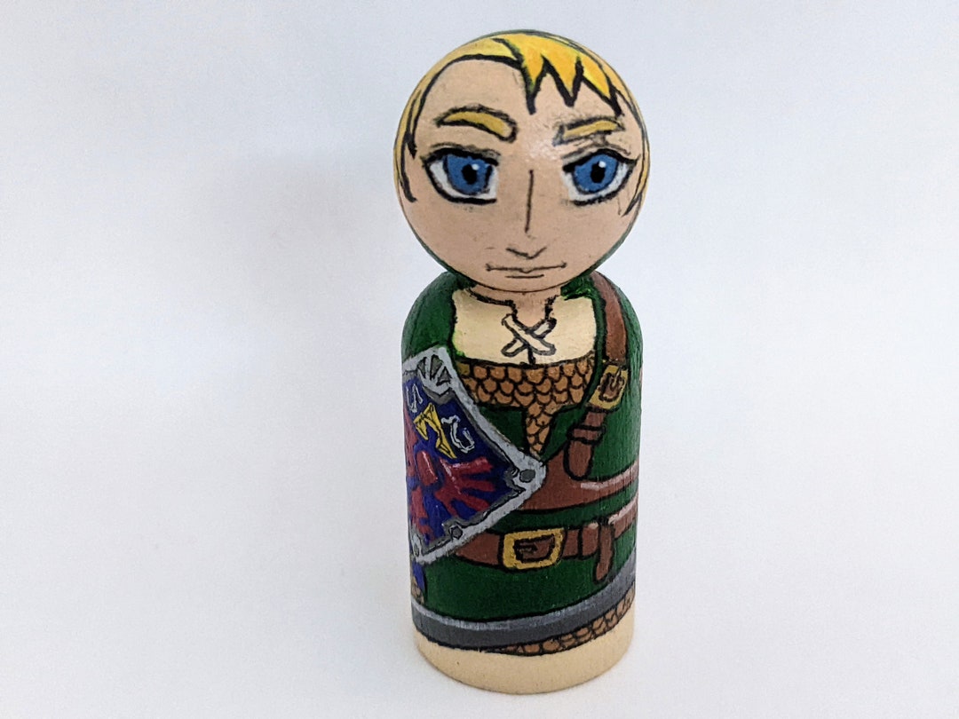 Link the Legend of Zelda Peg Doll - Etsy