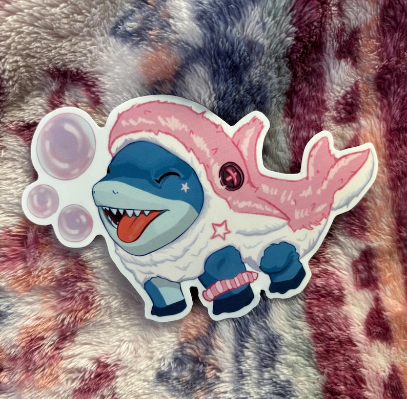 Jeff the Land Shark Fan Art Marvel Rivals Vinyl Sticker - Etsy