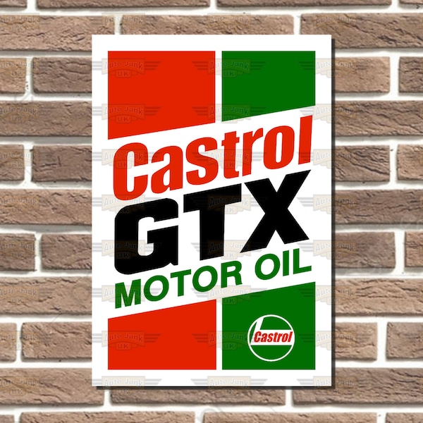 Castrol Vintage Sign - Etsy