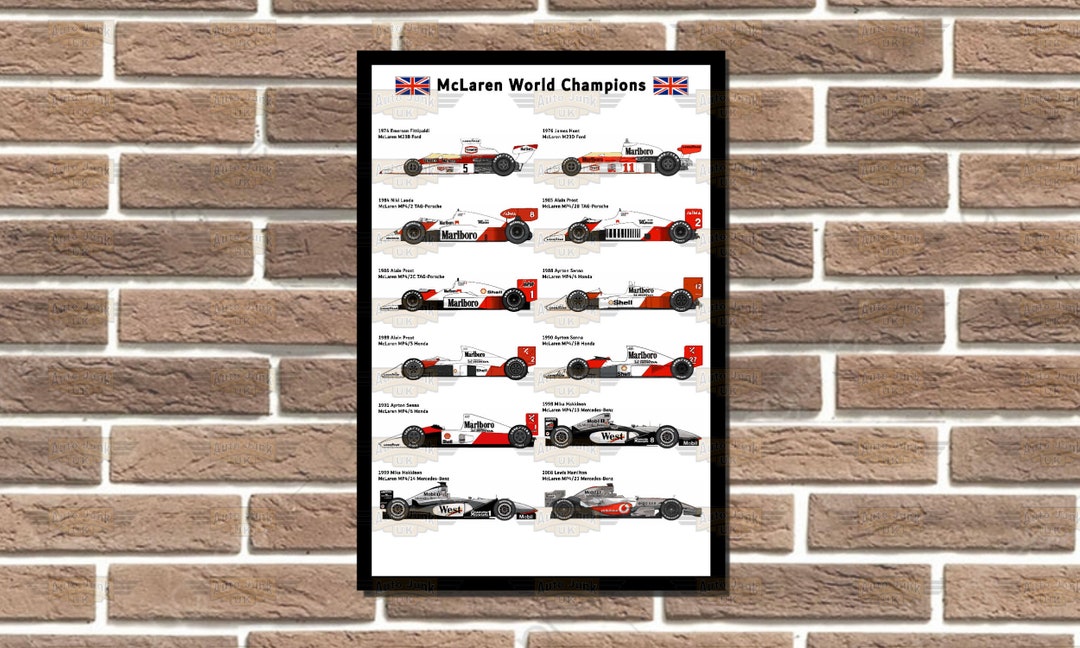 Mclaren World Champions Metal Sign Garage, Bar, Shop, Man Cave Sign - Etsy