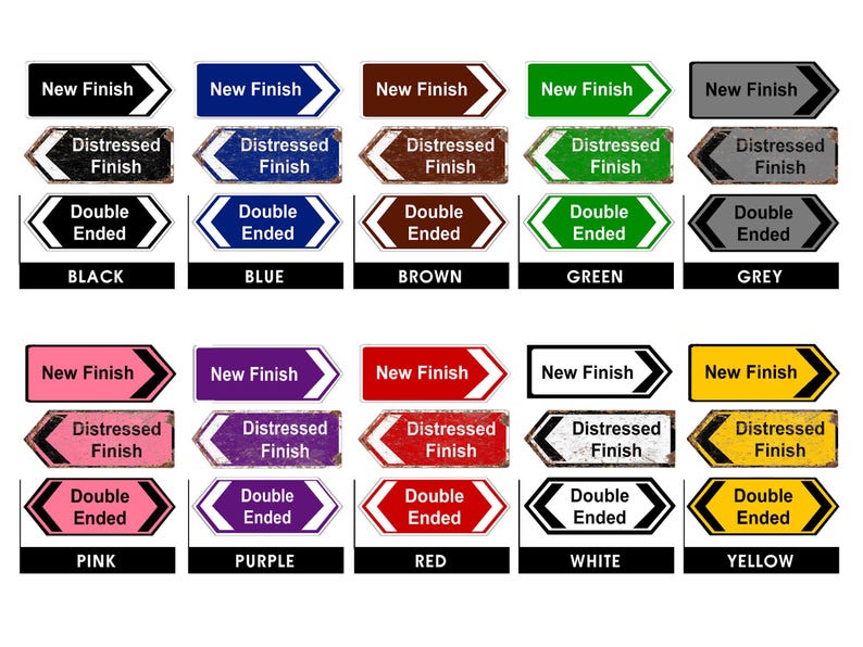Personalised Metal Road Arrow Sign Garage, Shop, Man Cave Bar Sign ...