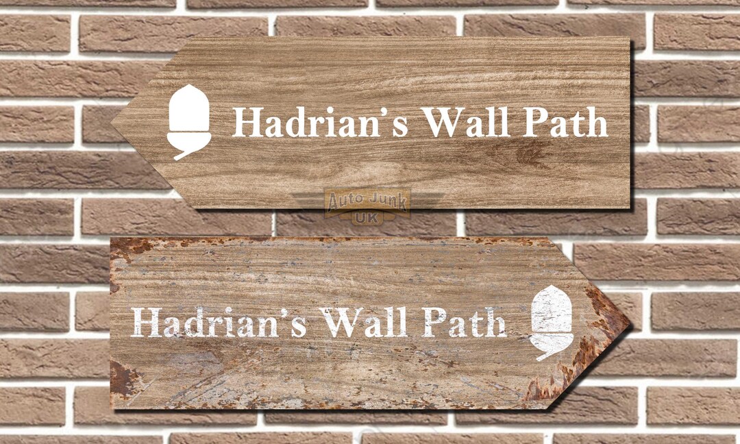 Hadrian's Wall Path Metal Road Sign Man Cave Garage Sign Bar Sign - Etsy