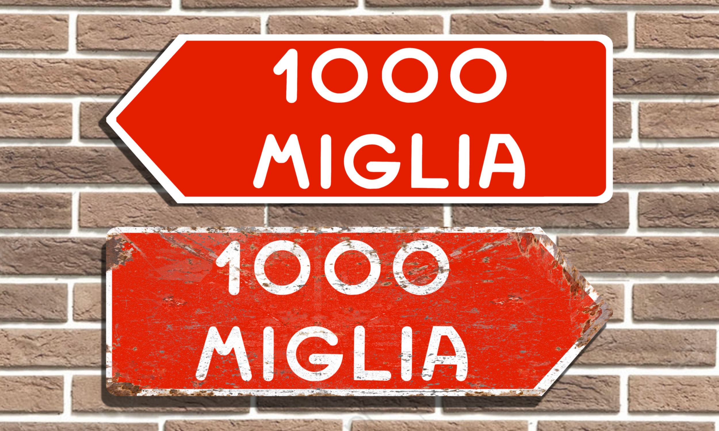 Mille Miglia 1000 Metal Road Sign Man Cave Garage Sign - Etsy