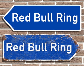Red Bull Metal Sign - Etsy