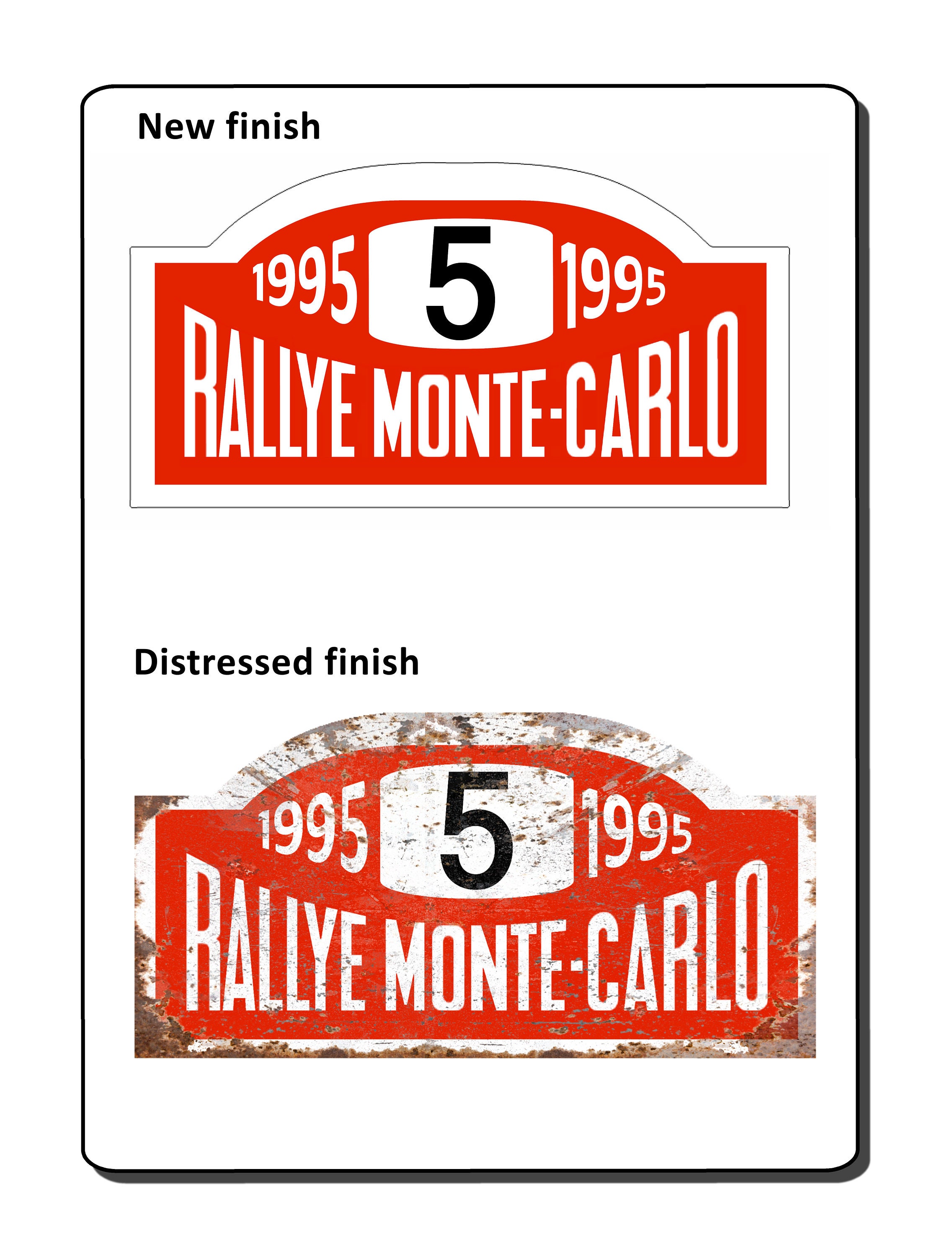 Personalised Happy Birthday Rally Plaque Sign WRC Garage Sign Man Cave ...