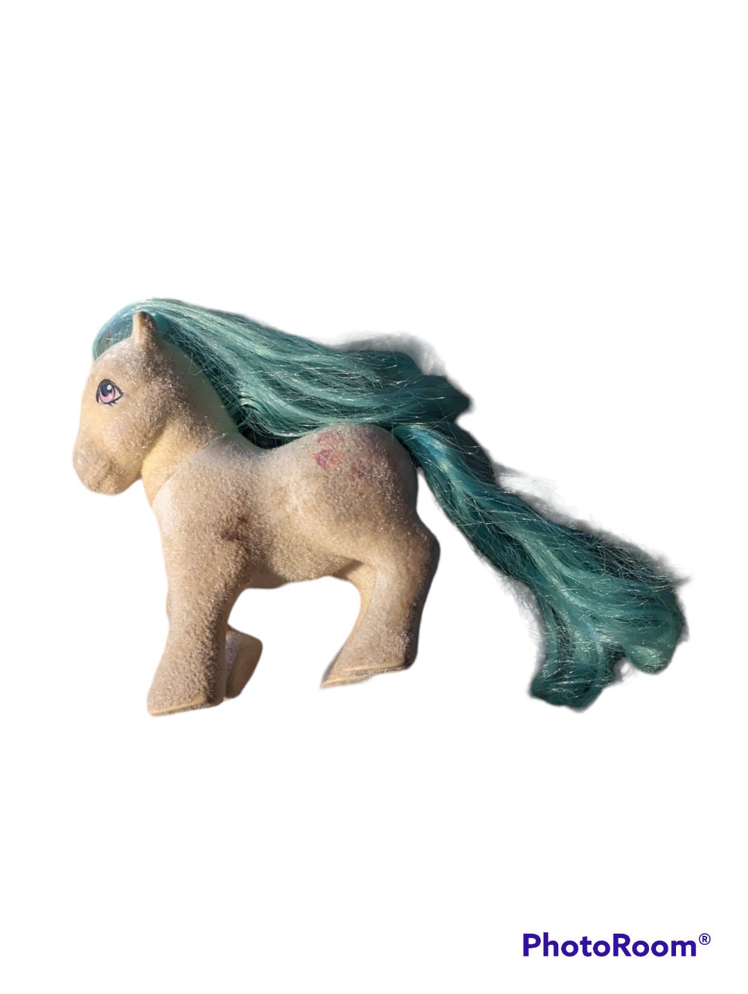 Vintage My Little Pony G1 Cupcake 1986 so Soft Ponies White Teal MLP ...
