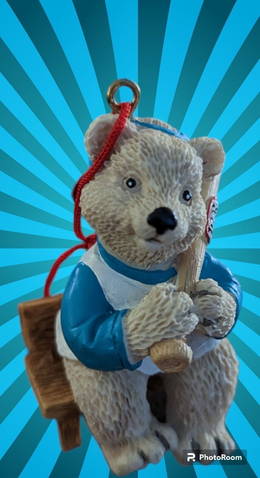 avon teddy bear christmas ornaments
