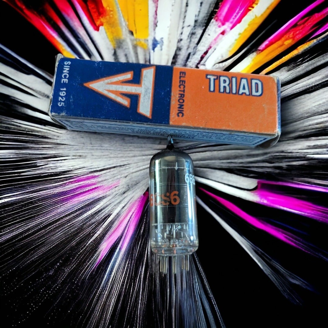 Vintage Triad 6CS6 Ham Radio OEM Tube Replacement Part 6BE6 TV Stereo ...