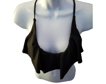 Black String Bikini Top - Etsy