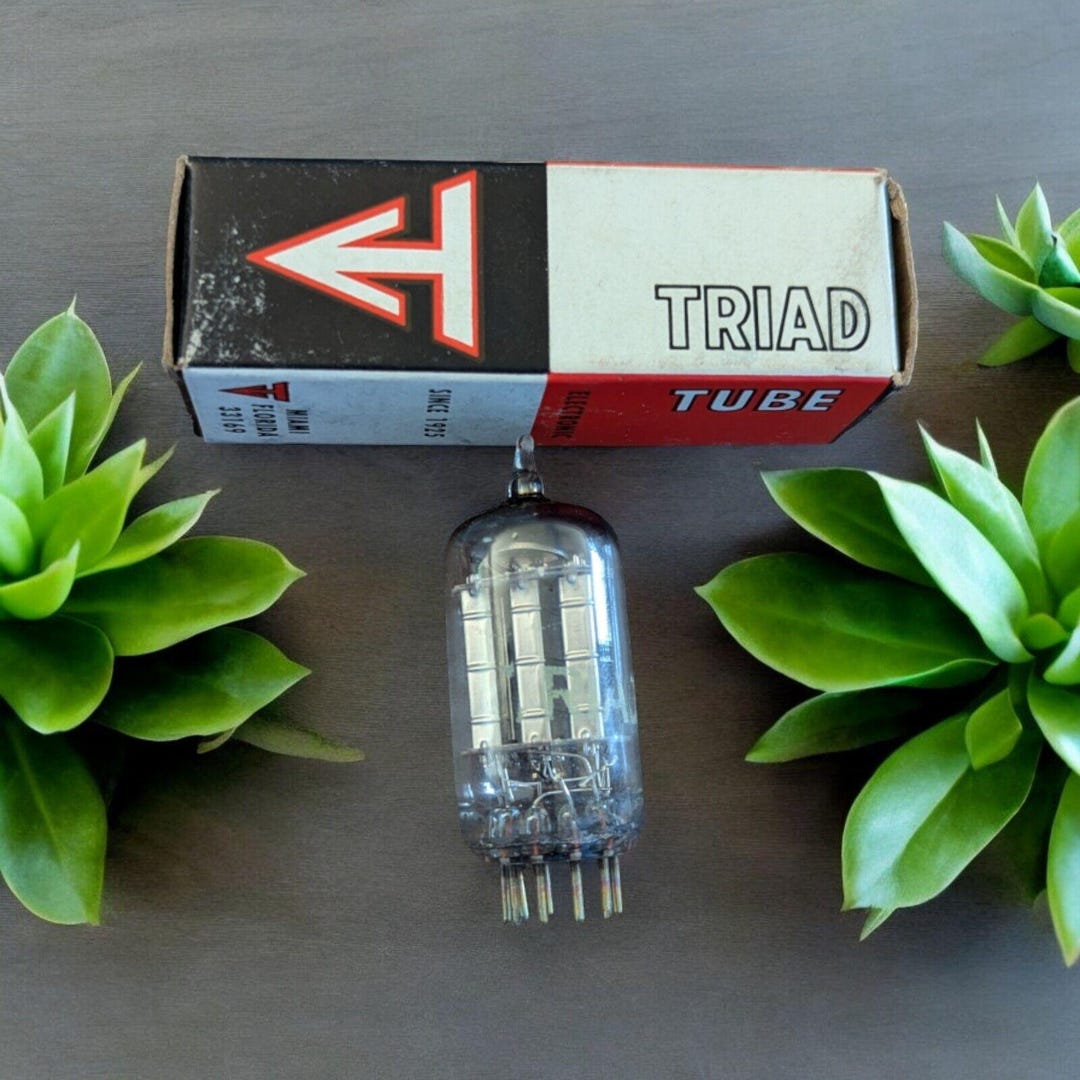 NOS Triad USA 6T8 Vacuum Tube Electron Ham Radio Television Amplifier ...