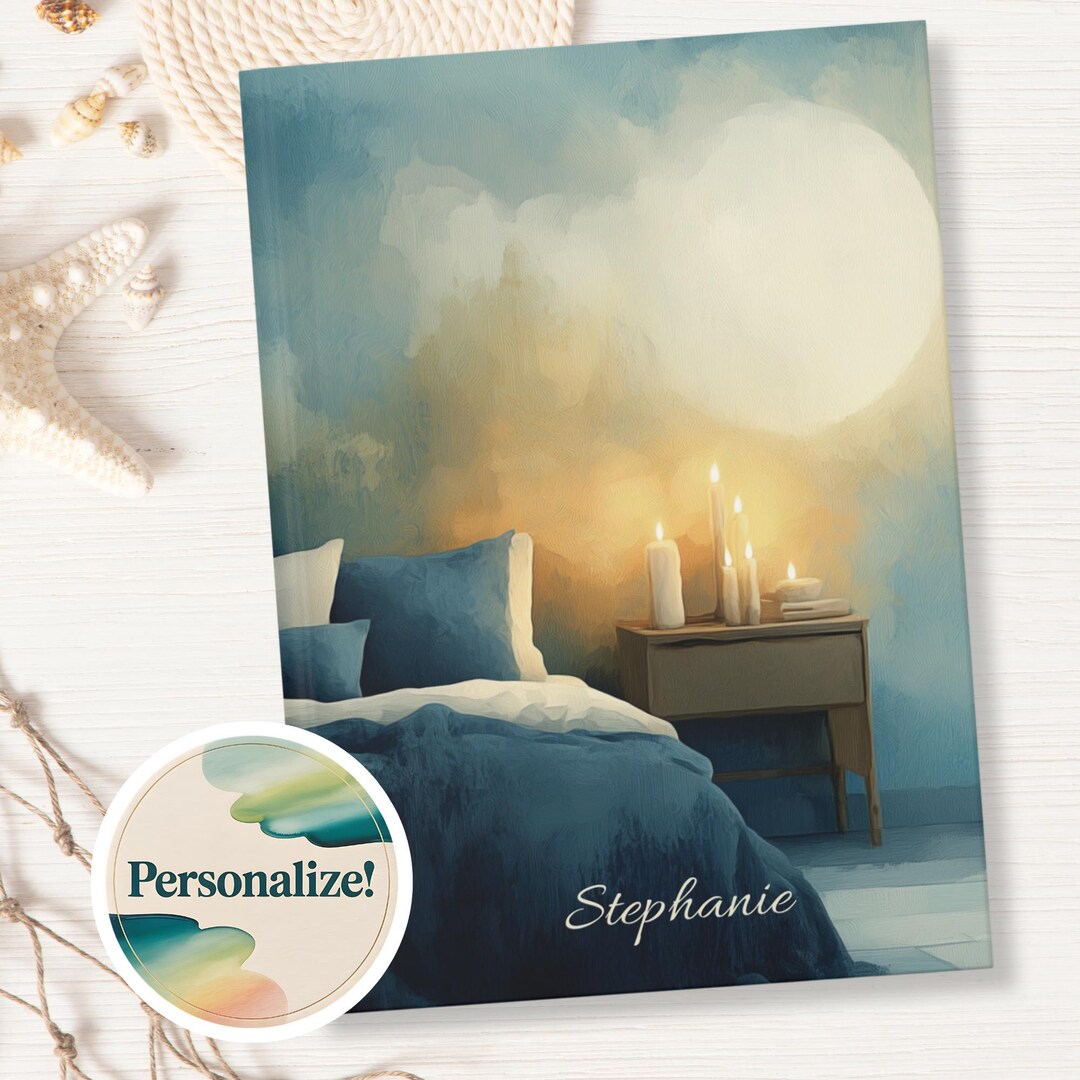 Personalized Dream Journal: Cozy Blue Bedroom Notebook - Etsy