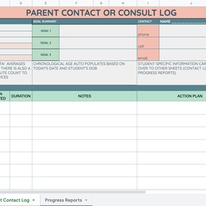Therapy Bundle for Google Sheets therapy Notes, Monthly Service Tracker ...