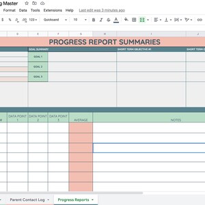 Therapy Bundle for Google Sheets therapy Notes, Monthly Service Tracker ...