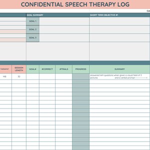 Therapy Bundle for Google Sheets therapy Notes, Monthly Service Tracker ...