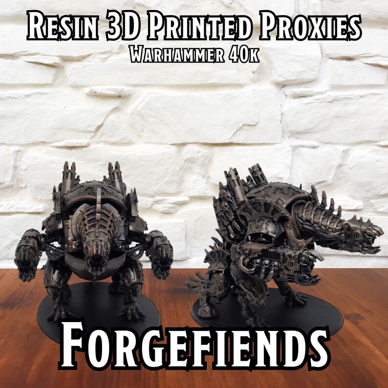 Forge Fiend Warhammer 40k 3D Printed Proxies Resin 3d Print - Etsy