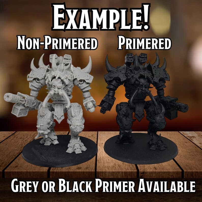Nurgle Daemon Prince Warhammer 40k 3D Printed Proxies Resin - Etsy
