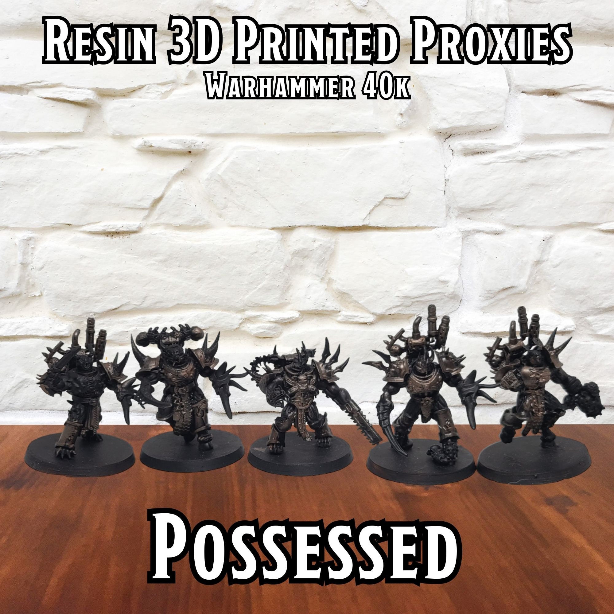 Possessed X5 Warhammer 40k 3D Printed Proxies Resin 3d Print - Etsy