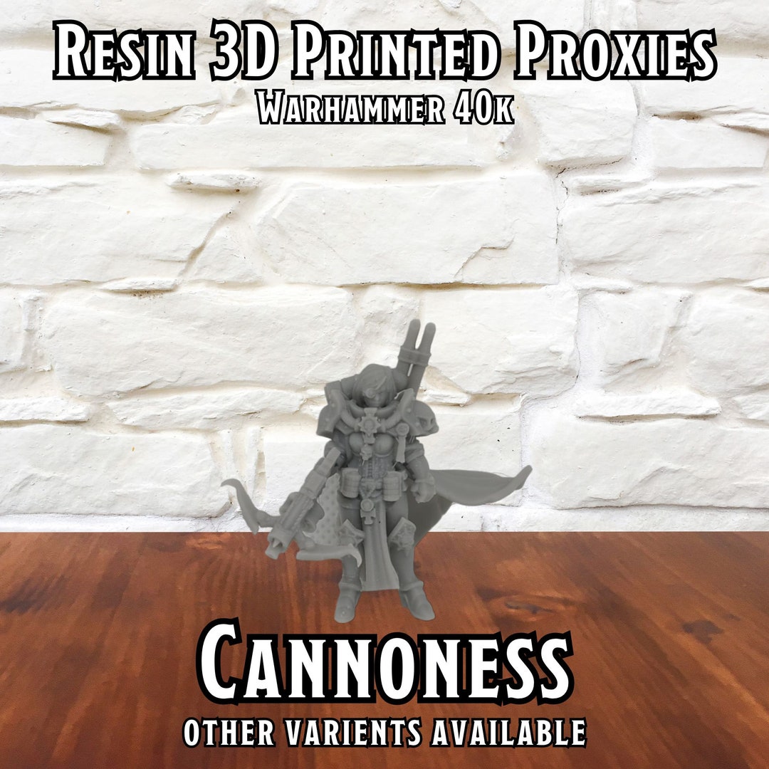 Canoness Warhammer 40k 3D Printed Proxies Resin 3d Print - Etsy