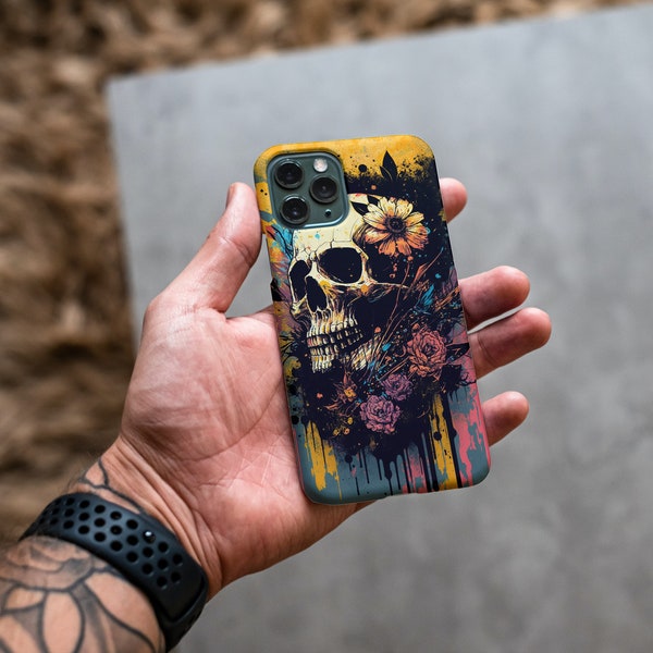 Skull Phone Case - Etsy