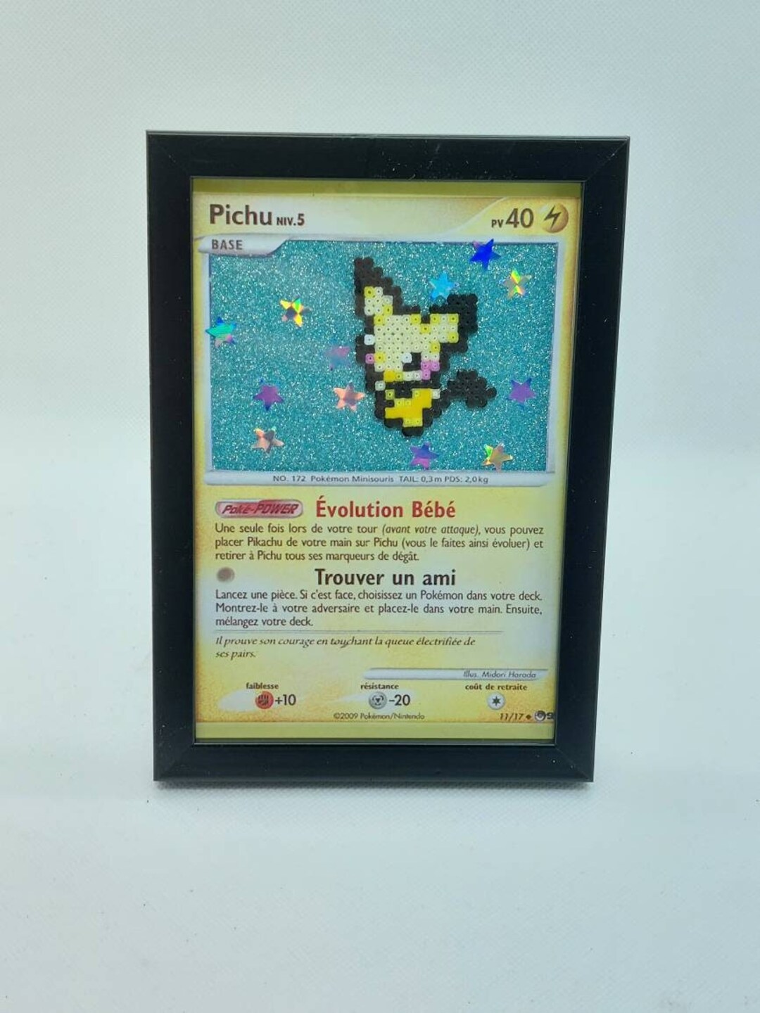Pixel Art Pokemon Pichu Card - Etsy Canada