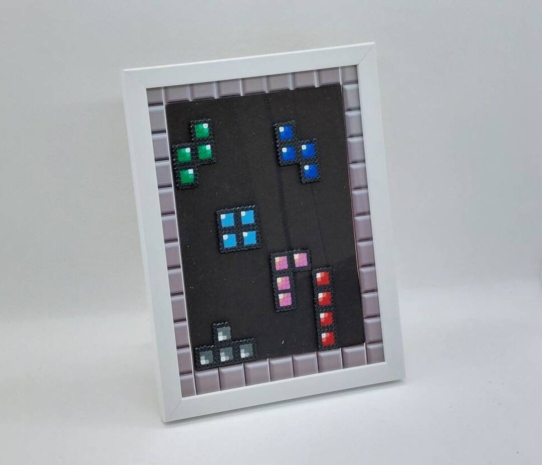 Pixelart Tetris Frame - Etsy