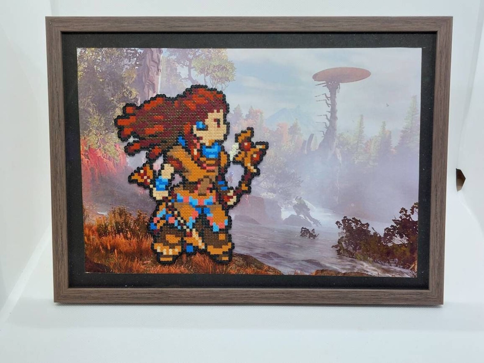 Pixel Art Frame Horizon Zero Dawn Aloy | Etsy