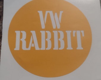 Vw Rabbit Emblem | Etsy