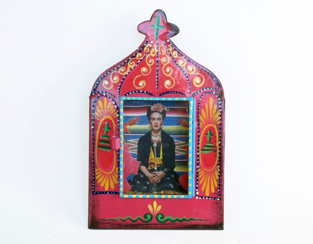 Rose Frida Kahlo Nicho Frame - Etsy