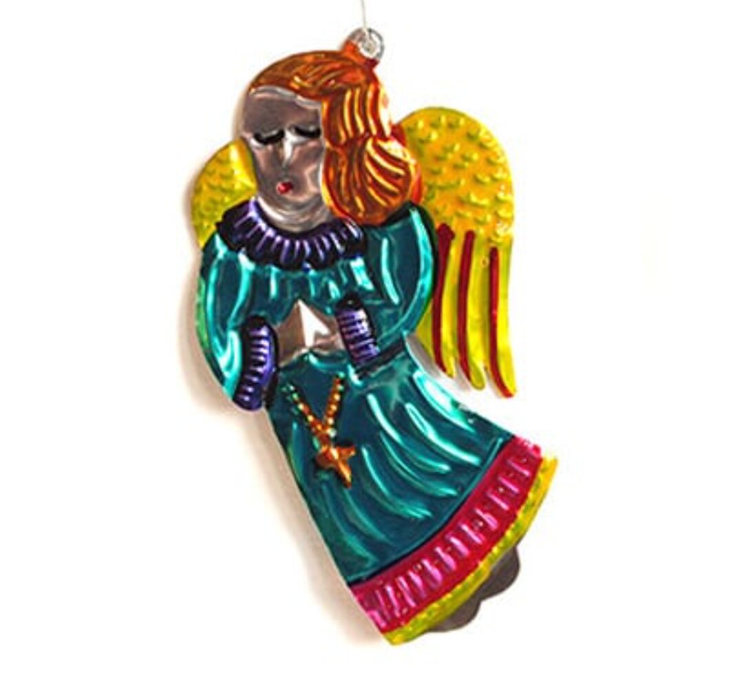Angel With Rosary Beads Ornament - Etsy