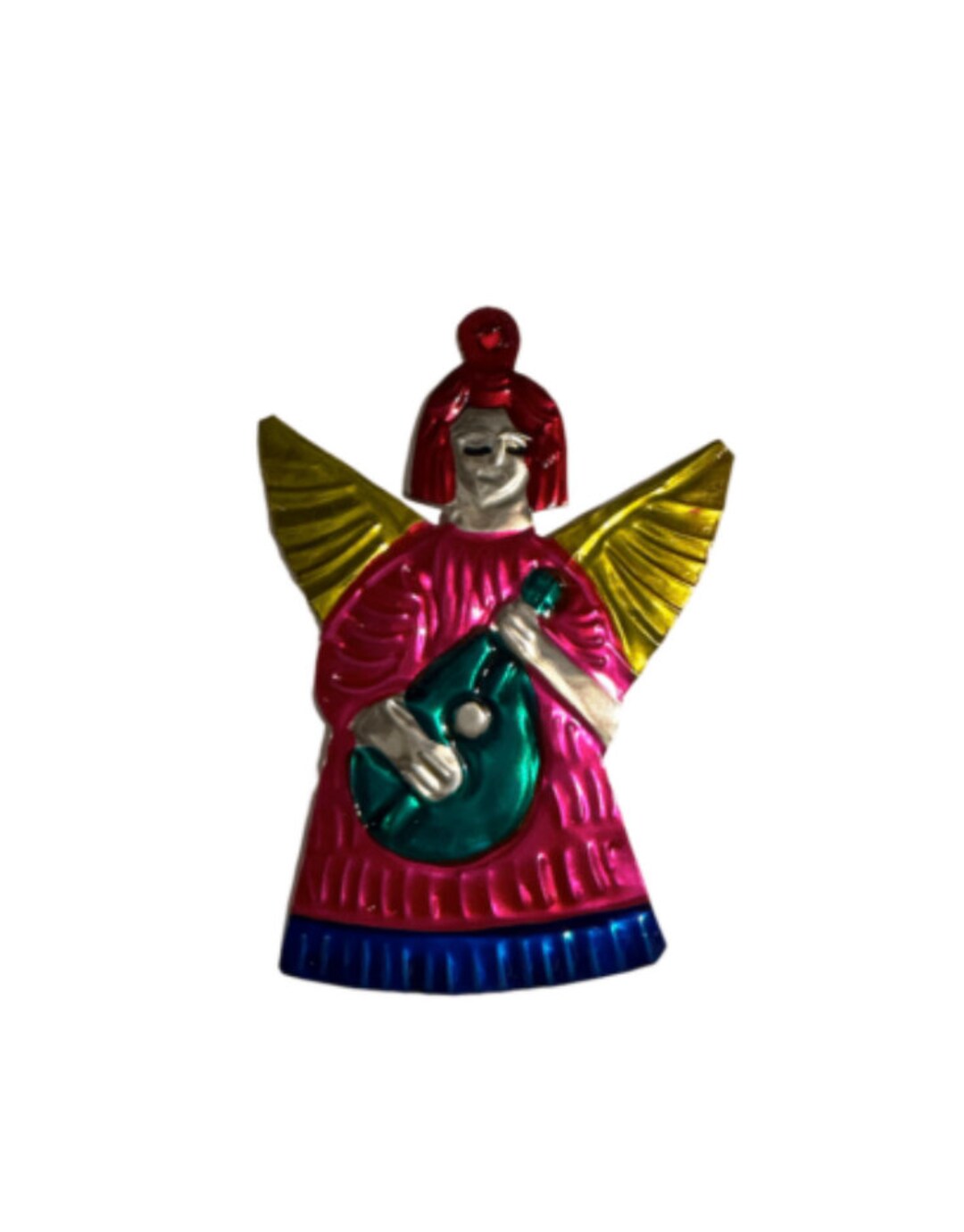 Pink Angel With Mandolin Ornament - Etsy