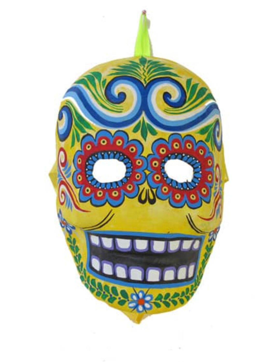 Yellow Skull Mask - Etsy