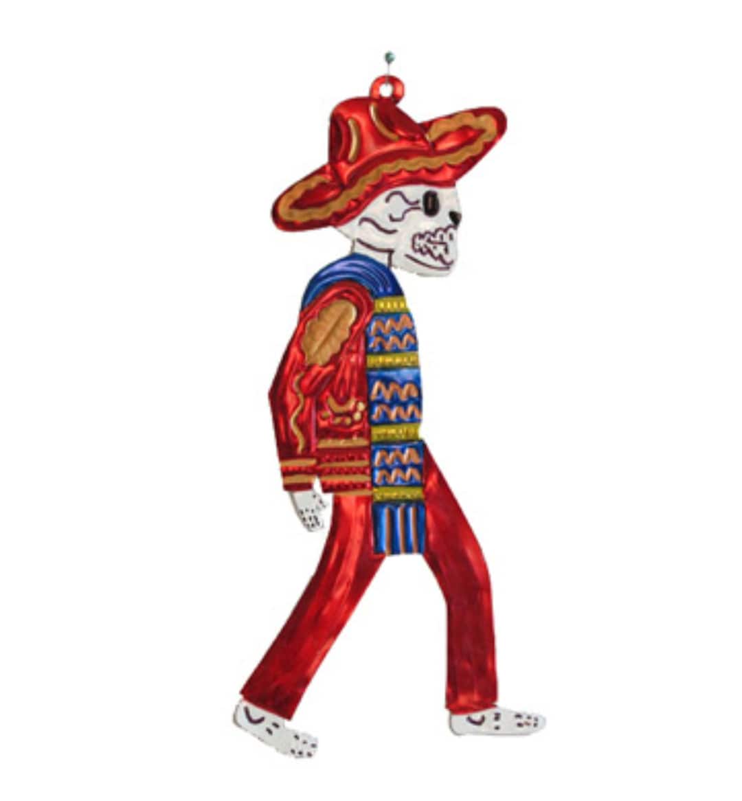 Skeleton Charro With Blue Serape - Etsy