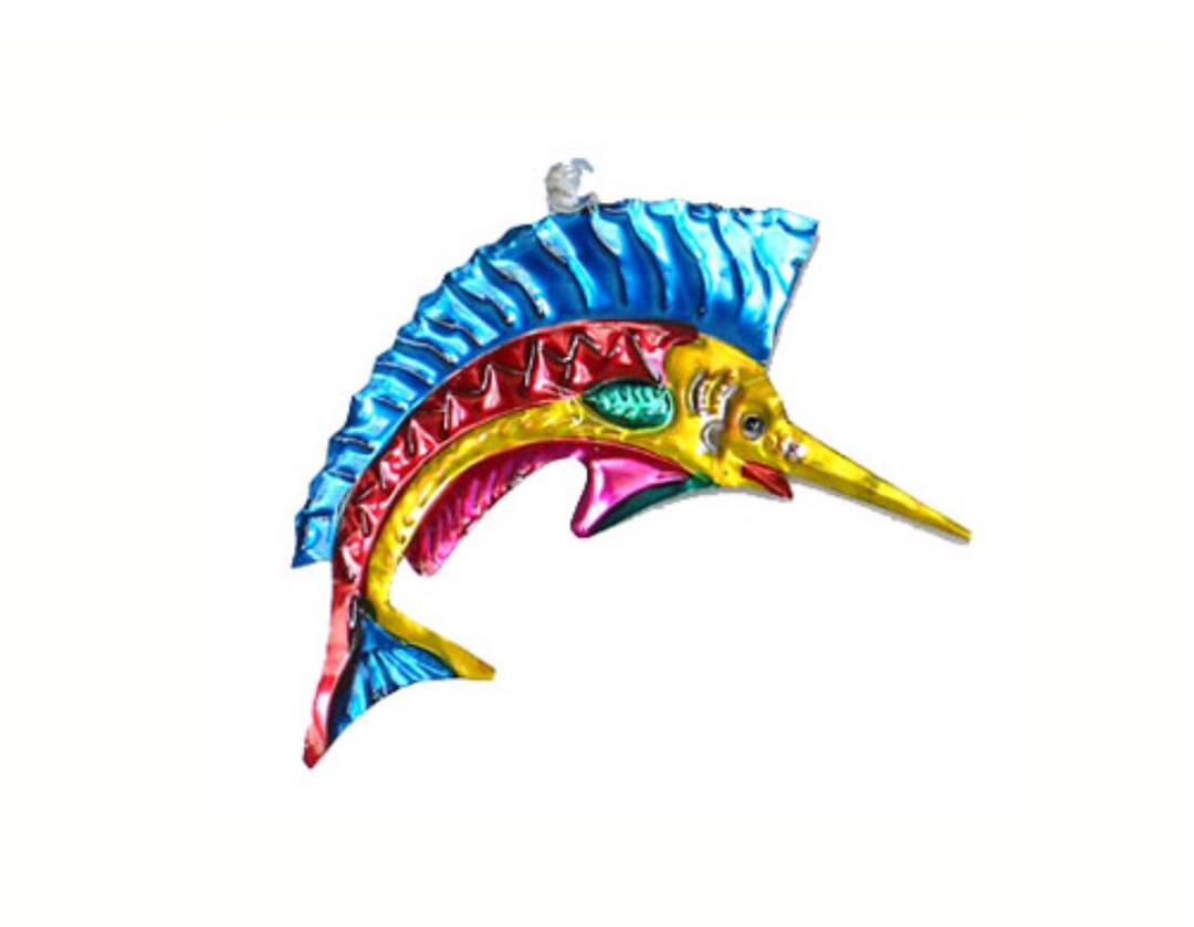 Marlin Ornament - Etsy