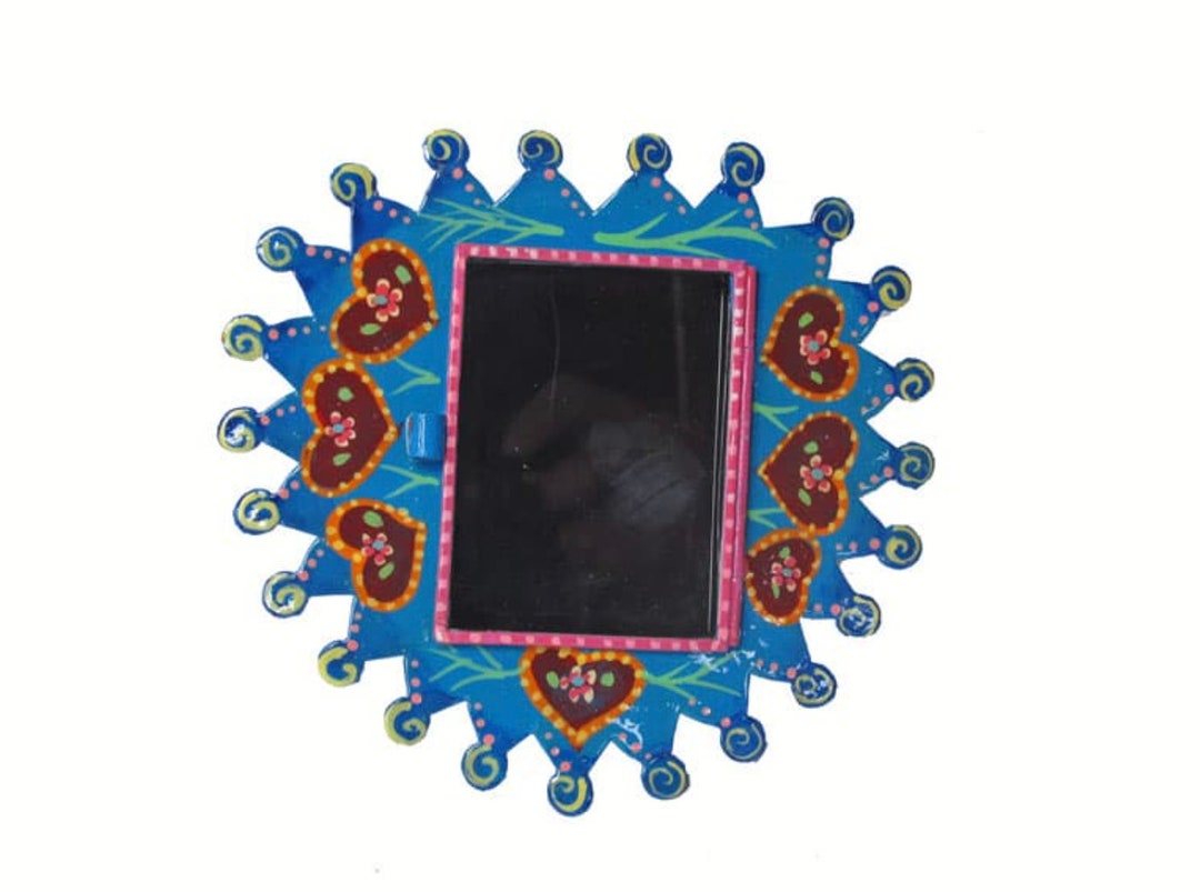 Blue Heart Shaped Nicho Frame - Etsy