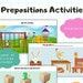 Prepositions Activities Kit, Vocabulary Learning Materials for Kids ...