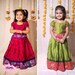Girls Traditional Ethnic Chanderi Silk Lehenga Choli | Silk Kids Pattu ...
