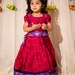Girls Traditional Ethnic Chanderi Silk Lehenga Choli | Silk Kids Pattu ...
