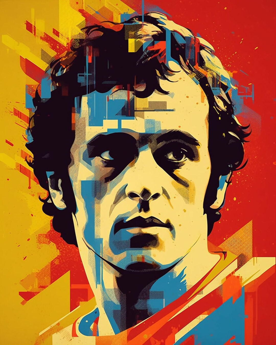 Legendary Footballer Printable Wall Art Downloadable Art Office Deco ...