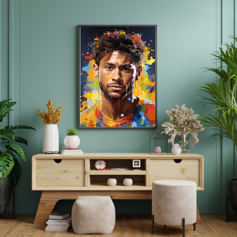 Legendary Footballer | Printable Wall Art | Downloadable Art | Office ...