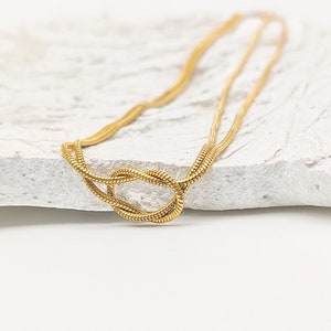 Exquisite Rope Couple Necklace/perfect and Meaningful Knot Gift/love ...