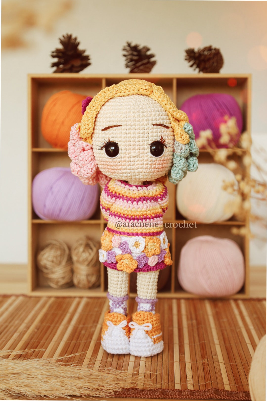 Enid Flower Girl Crochet Pattern PDF Amigurumi - Etsy