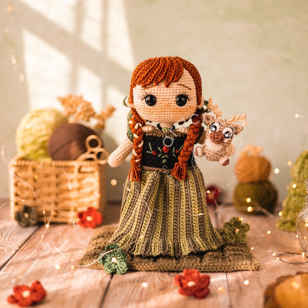 Anna Princess Crochet Pattern Amigurumi PDF - Etsy